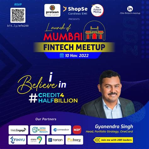 Creditf4halfbillion Credit4halfbillion Onecard Onescore Fpl Fintechmeetup Gyanendra Singh