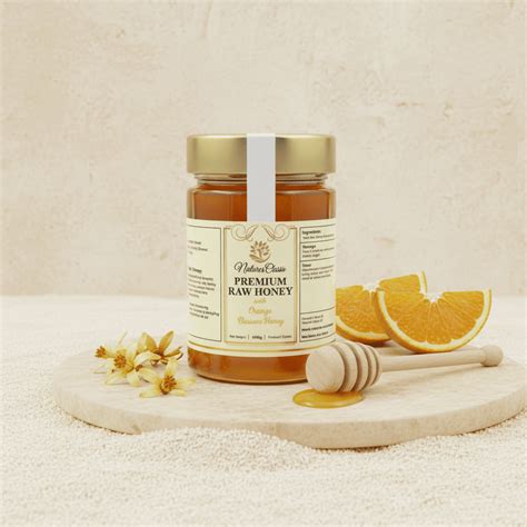 Sweet Raw Orange Blossom Honey 450g For Sale