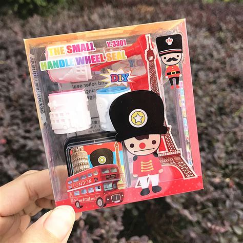 儿童幼儿园卡通造型滚轮印章小学生教师奖励印章学生奖品生日礼品虎窝淘