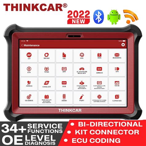 THINKCAR THINKTOOL PAD10 OBD2 Automotive Scanner IMMO 34 Reset TPMS Programming ECU Coding Bi