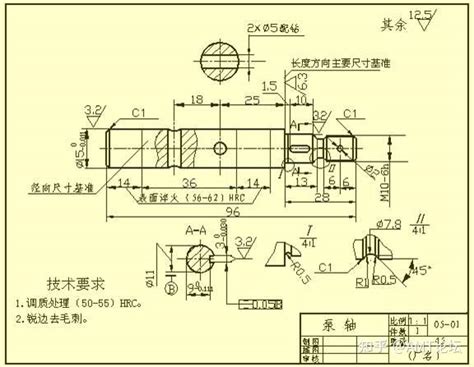机械设计中尺寸标注知识，教你看懂复杂的机械加工图纸 知乎