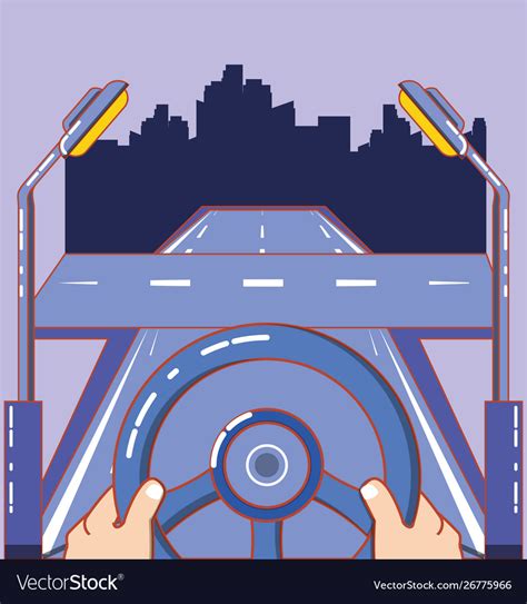 Drive Safely Design Royalty Free Vector Image Vectorstock