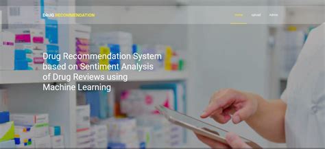 Jppy2117 Drug Recommendation System Based On Sentiment Analysis Of Drug Reviews Using Machine