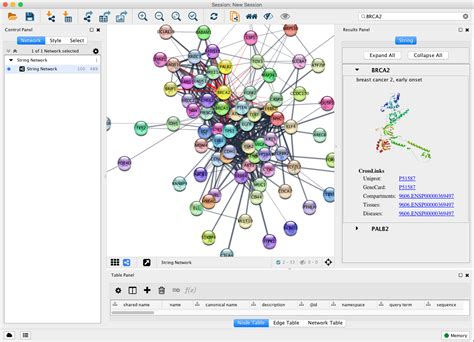 Cytoscape App Store Stringapp