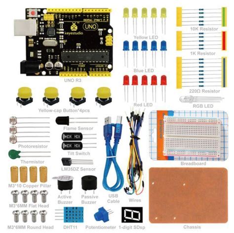 Arduino Starter Kit минимальный набор для новичков в Arduino продажа
