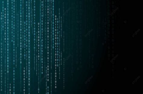 Vector Illustration Of Binary Data And Streaming Code Creating An Abstract Technology Background