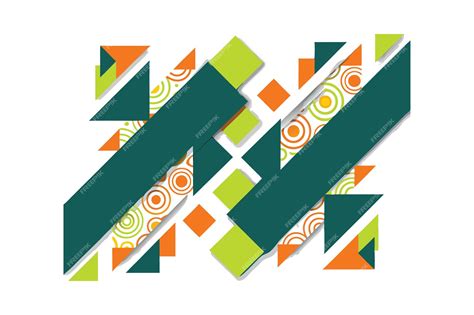 Premium Vector Geometric Abstract Background Design