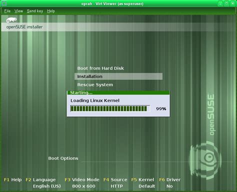 OpenSUSE Vm Installation Guide