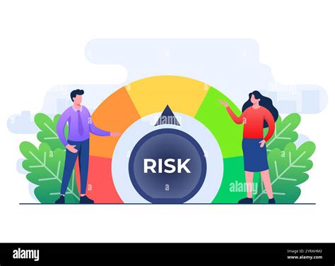 Risk Assessment Concept Flat Illustration Vector Template With