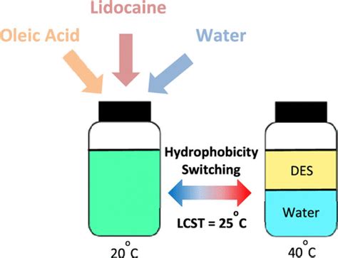Deep Eutectic Solvent With Thermo Switchable Hydrophobicityacs Sustainable Chemistry