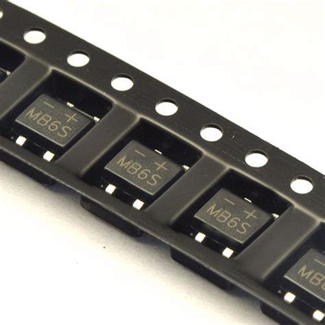 Jual Mb6s Dioda 600v 05a Sop 4 Smd Rectifier Diode Bridge Mb6s