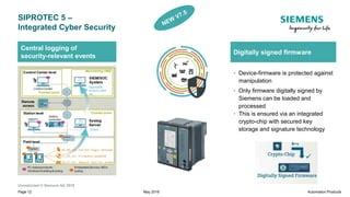 New SIPROTEC Version Overview PPT