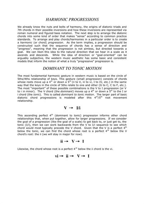 PDF Harmonic Progressions DOKUMEN TIPS