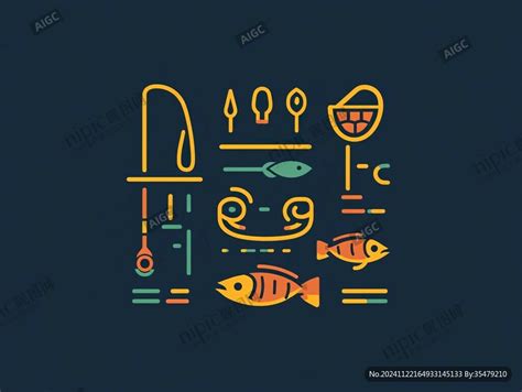Ai创作图鱼餐厅标志设计 鱼馆vi 鱼餐厅logo 鱼食logo设计 鱼餐馆logo 海鲜品牌设计 鱼料理logo 鳕鱼餐厅logo 鱼主题