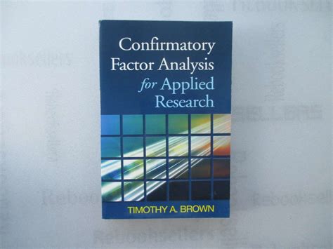 Confirmatory Factor Analysis For Applied Research Second 42 Off