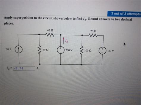 Apply Superposition To The Circuit Shown Below To
