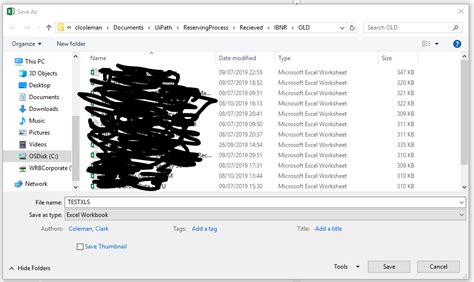 Excel Changing Save As Type Doesn T Actually Change The Type Help UiPath Community Forum