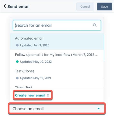 Send Automated Emails In Workflows