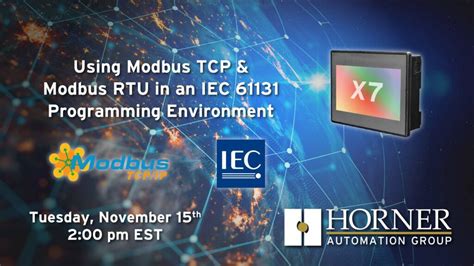 Using Modbus Tcp And Modbus Rtu In An Iec 61131 Programming Environment Horner Automation