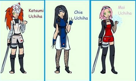 The Three Uchiha Girls Legacy By Temekiamiuchiha On Deviantart