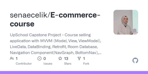 GitHub Senaecelik E Commerce Course UpSchool Capstone Project Course Selling Application