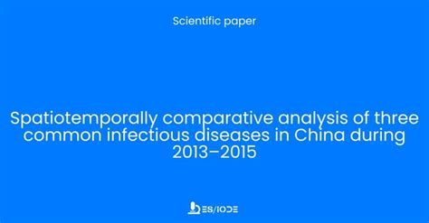 Scientific Research Spatiotemporally Comparative Analysis Of Three