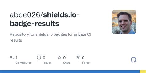 GitHub Aboe Shields Io Badge Results Repository For Shields Io Badges For Private CI Results