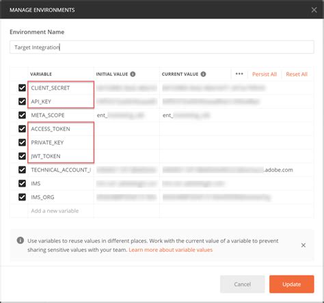 how to configure authentication for adobe target apis adobe target