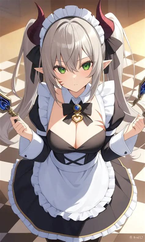 Arianna The Demon Maid Servant With A Key And A Mysterious Scar Ai