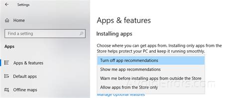 Turn Off The App You Are Trying To Install Isnt A Verified App From Store Message Windows