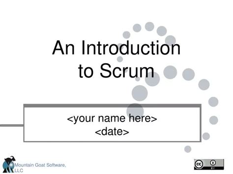 PPT An Introduction To Scrum PowerPoint Presentation Free Download ID 238069