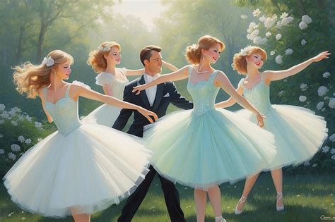 Premium Photo Daisy Dance