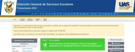 Prepa Uas Ingreso En 2022 Prepa En Linea Sep