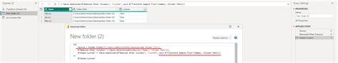 Solved Transform Sample File Add Columncustom Column To Microsoft Fabric Community
