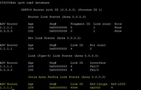 A Look At The New Lsa Types In Ospfv3 With Vyatta And Cisco Packet