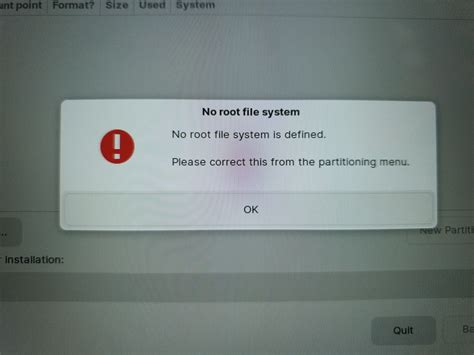Problem No Root File System Is Defined Installing Zorin Os Zorin Forum