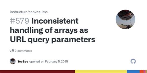 Inconsistent Handling Of Arrays As Url Query Parameters · Issue 579