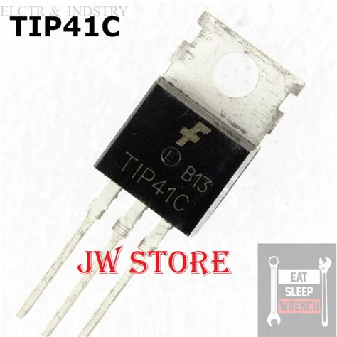 Jual Ic Tip41 Tip 41 Tip 41c Tip41c Npn Transistor Berkualitas Shopee Indonesia