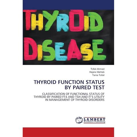 Buy Thyroid Function Status By Paired Test Classification Of