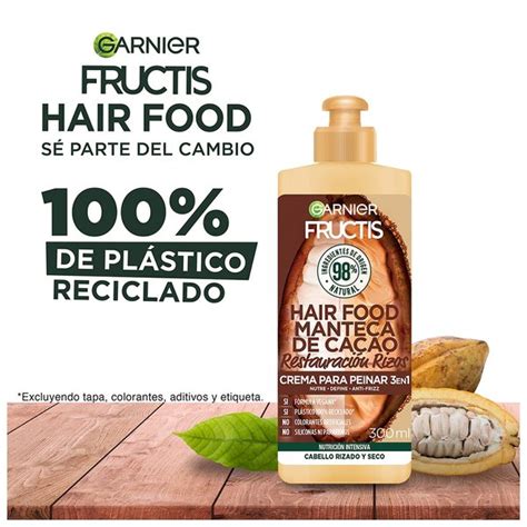 Crema Para Peinar Rizos Fructis Manteca De Cacao Garnier