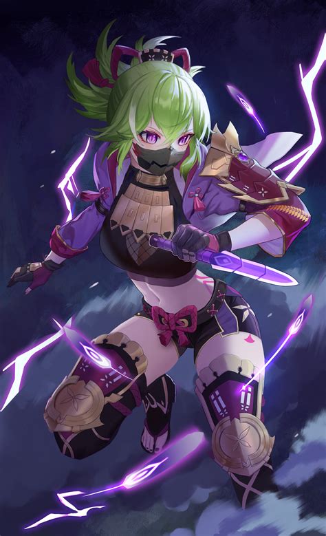 Kuki Shinobu Fanart By Me Genshin Impact Images