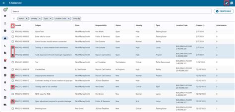 construct pm issues batch report