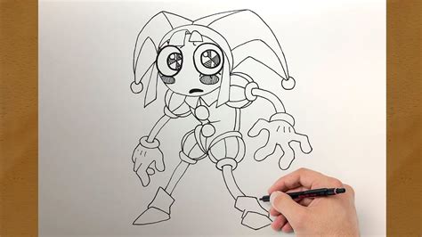 How To Draw Pomni Easy Step By Step Tutorial The Amazing Digital Circus Youtube