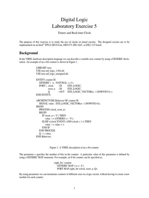 Vhdl Lab5 Pdf Pdf