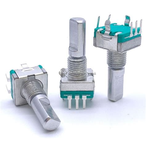 Ec Rotary Encoder With Switch Positioning Pulse Mm Half Axis Audio Digital