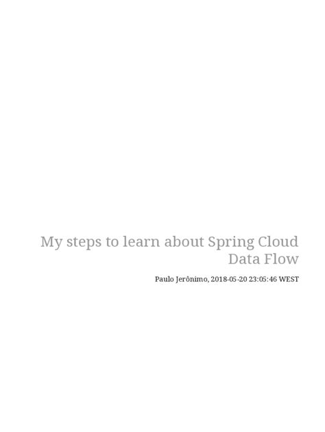 fillable online my steps to learn about spring cloud data flow fax email print pdffiller