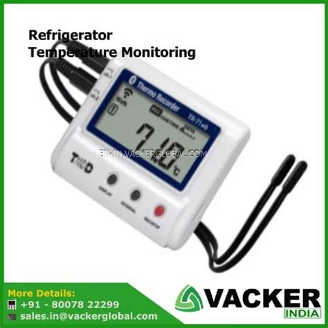 Lcd Refrigerator Temperature Monitoring Data Logger With Alerts For Vaccine Freezer PDF At