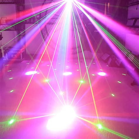 Rgbw Led 스트로브 레이저 라이트 나비 멋진 무대 조명 효과 리모컨 Dmx 512 빔 프로젝터 Dj 디스코 파티 댄스용