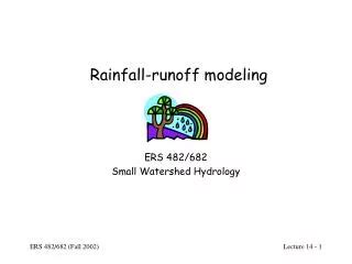 PPT Hydrology Rainfall Runoff Modeling III Conceptual Instantaneous Unit Hydrograph