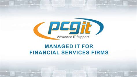 Managed It For Financial Services Firms